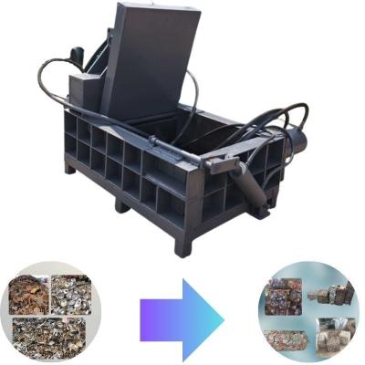 China Hochgeschwindigkeits-Horizontale Hydraulische Schrott-Metall-Baler 28-35 kg Währung US-Baling-Maschine zu verkaufen