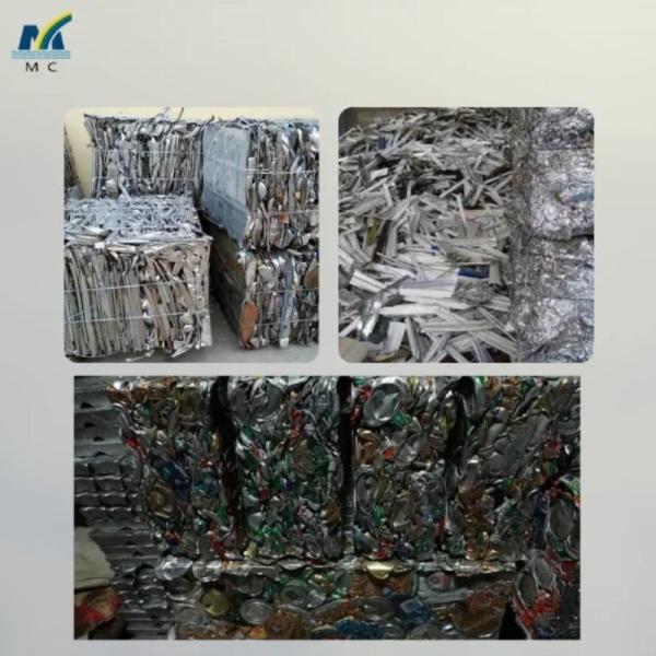 Quality Automatic Metal Scrap Aluminum Can Press Baler Machine with 1100*400*400 mm for sale