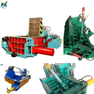 China Máquina de compactación de chatarra de metal totalmente automática avanzada con tamaño de baler de 1100 * 400 * 500 mm en venta