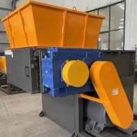 China Automatic Waste Plastic Bottle Recycle Single Shaft Shredder Machine 18.5-75KW 600-1500mm for sale
