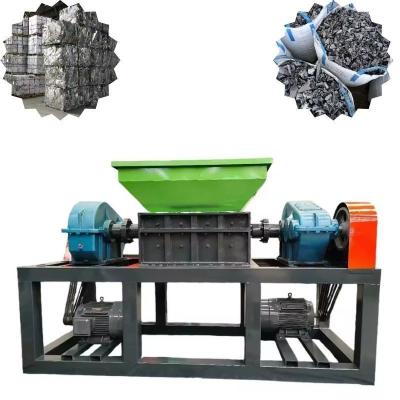 China Schroot Aluminium Metalen Geschikt Dubbele Schacht Aluminium Fles Crusher Shredding Machine Te koop