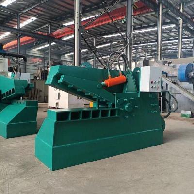 China Equipamento de reciclagem de resíduos metálicos de instalações de fabrico com cisalha hidráulica de jacaré de 380 V à venda