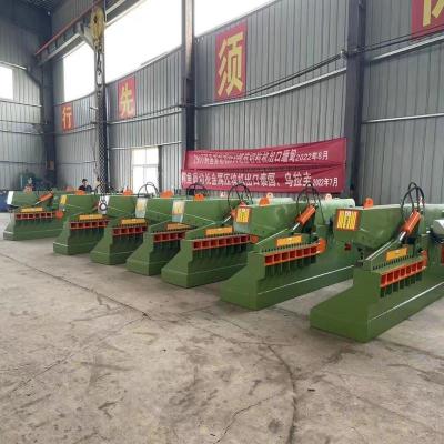 China Alloy Capacity Hydraulic Alligator Shear Machine for Used Bicycle Frame Color Steel Tile for sale