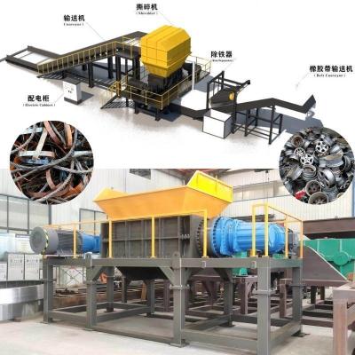 Cina Potenza elevata Popolare filo di rame metallo a due alberi trituratore con riduttore planetario robusto in vendita