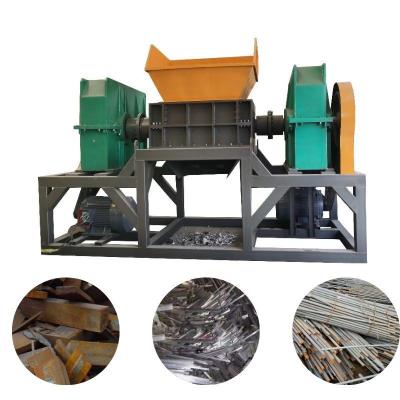 China Volledig automatische schroot aluminium metalen dubbele schacht versnipper voor 4000kg klantvraag Te koop
