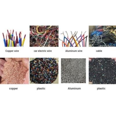 Cina 1-20 mm di diametro di alimentazione MCT-400 Mini Granulatore Copper Machine Electric Cable Wire Recycling in vendita