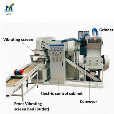 Copper Electric Wire Separating Granulator Crusher Recycling Machine Μέγεθος εξόδου 3 χιλιοστά