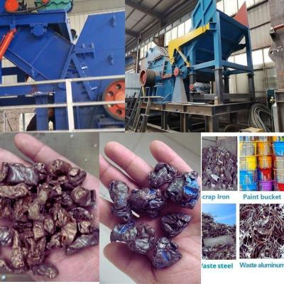 China Triturador automático de sucata de metais de martelo pesado com máquina de tela vibratória à venda