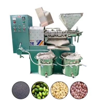 China Semi-Automatic Oil Filled Rotary Heat Press Machine for Pumpkin Seed Oil Extraction for sale