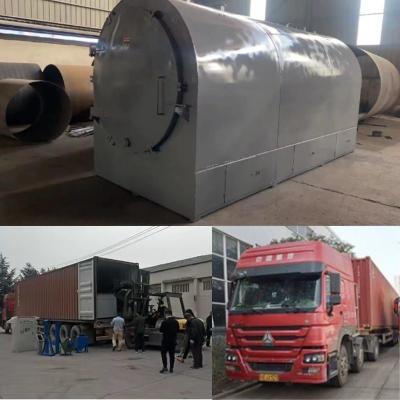 Cina Forno per la carbonizzazione delle conchiglie di arachidi per il carbone di canapa MC-T-120 impianto 2800*1500*1700 mm in vendita
