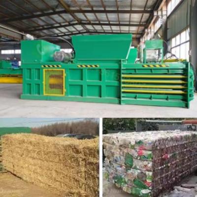 China Baler de feno hidráulico quadrado de tensão elétrica personalizada para palha de trigo e baler de fibra à venda