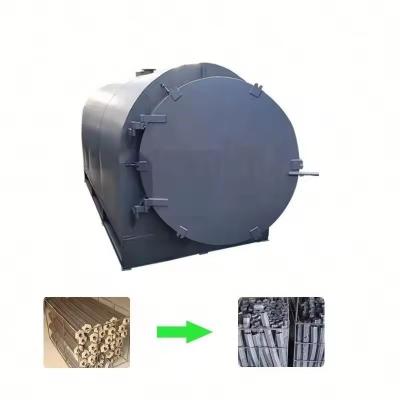 China Smokeless 5400*2200*2200 mm Coconut Shell Carbonization Furnace for Charcoal Making for sale