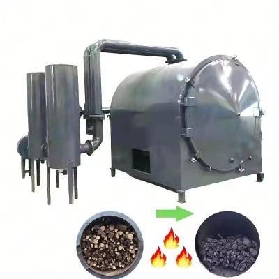 China Smokeless 5400*2200*2200 mm Coconut Shell Carbonization Furnace for Charcoal Making for sale