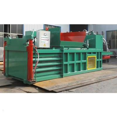 China Horizontal Baler for Waste Cut Fabric Baling Machine and 24 Hours After-sales Service for sale