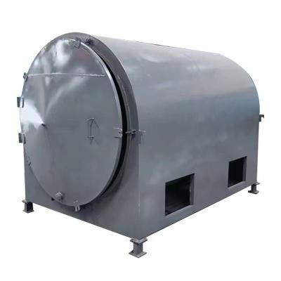 Cina Capacità Legno Riciclo Rami di tronco Biochar Barbecue Macchine per la produzione di carbone da legna in vendita