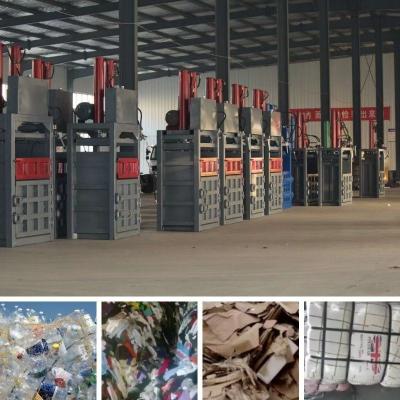 China Máquina de empilhadeira de pressão hidráulica para sucata de metal e roupas usadas à venda
