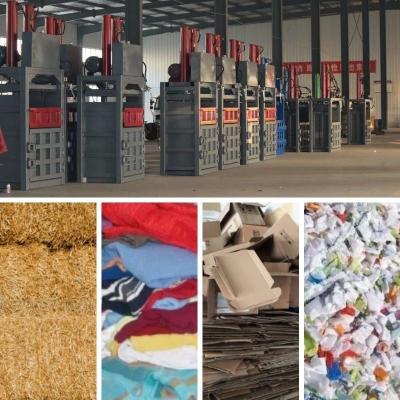 China 40kw Motor Power Hydraulic Scrap Metal Press Machine for Cardboard Blankets Compactor for sale