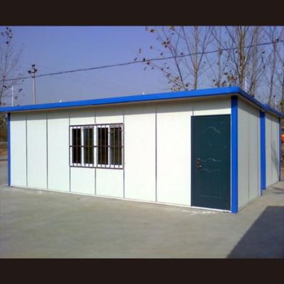 China 20ft/40ft Standard One Story Container Homes House Made Of Steel With Aluminum Sliding Window And Steel Structure for sale