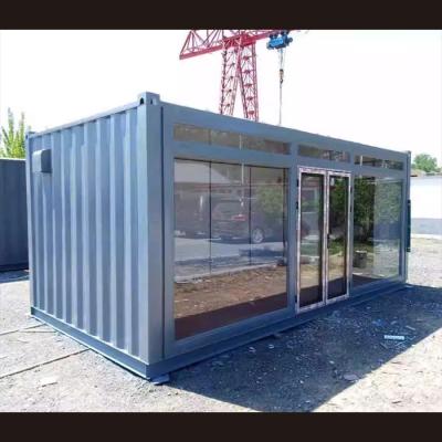 中国 標準的な単層コンテナ住宅は,ラミネート床,PVC天井,岩毛の隔熱で建てられています. 販売のため
