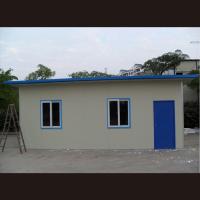 Quality 2.5mm Roof 40ft Flat Pack One Story Shipping Container Homes Pre Installed for sale