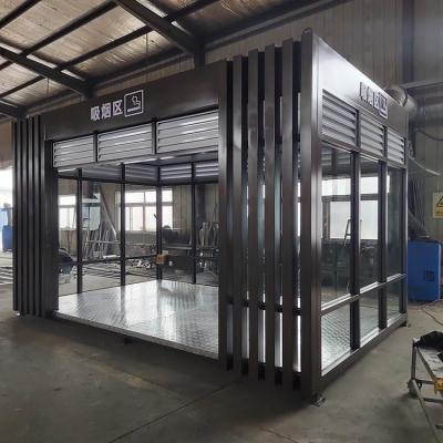 China Wheel-Equipped Lightweight Temporary Toll Booth for Rapid Deployment at Events and Construction Sites for sale