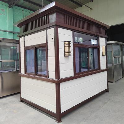 China Prefabricated Steel Structure Toll Booth for High-Speed Toll Station with Air Conditioning for sale