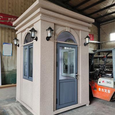 China Sleek Lightweight Security Booth and Outdoor Duty Room Easy To Transport for sale