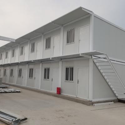China security Steel Door 2nd Hand Two Story Shipping Container House With Double Layer Structure for sale