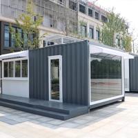 Quality Welding 20ft Expandable Container Home 30 Tons Volume 2000kg Load 5cm Thickness for sale