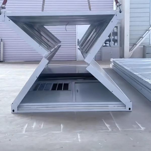 Quality Security Folding Container House Galvanized Steel Frame For Easy Transportation for sale