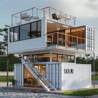 Quality Living Room Light Steel Modern Prefab Shipping Container Homes Customized Color for sale