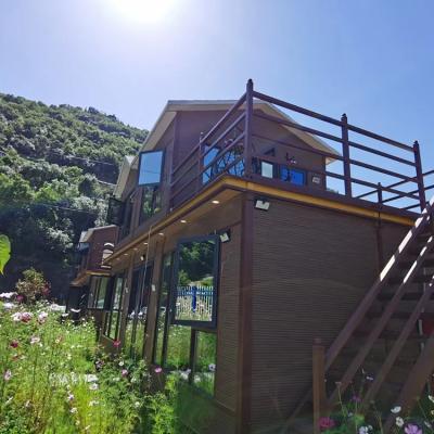 China Living Room Villa Container Houses Corten Steel Wall Artworks With Modern Design for sale