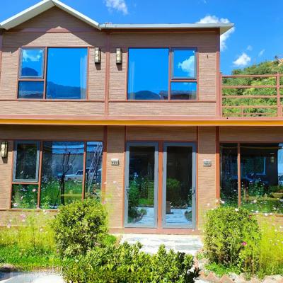 China Custom Made Heavy Duty Steel Prefab Flat Pack Homes  With 50mm/75mm Sandwich Panel for sale