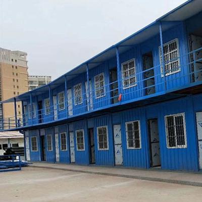 China Q235 steel structure, suitable for earthquake-stricken areas and post-disaster reconstruction, can be deployed in batches to form "folding box communities" for sale