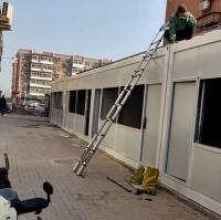 China High Structural Stability Windproof Mobile Container Houses For On-site Accommodation for sale