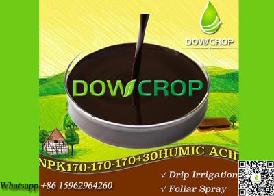 China WATER SOLUBLE 170-170-170 + 30 HUMIC ACID LIQUID for sale