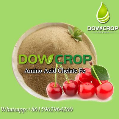 China HOT SALE DOWCROP HIGH QUALITY LIGHT YELLOW POWDER AMINO ACID CHELATED IRON 100% WATER SOLUBLE ORGANIC FERTILIZER for sale
