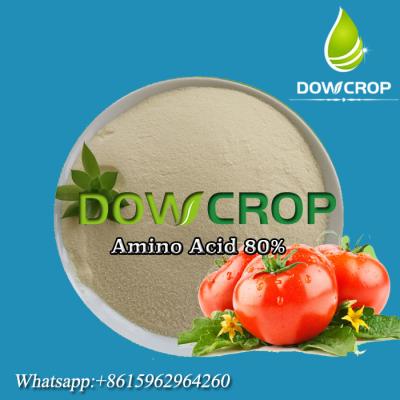 China AMINO ACID POWDER 80% PLANT SOURCE DOWCROP HOT SALE HIGH QUALITY Yellow or light yellow Powder 100% WATER SOLUBLE for sale