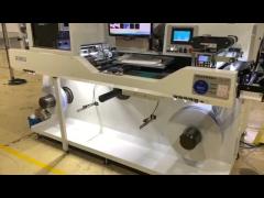 330mm width Fabric Paper Label Printing Inspection Machine