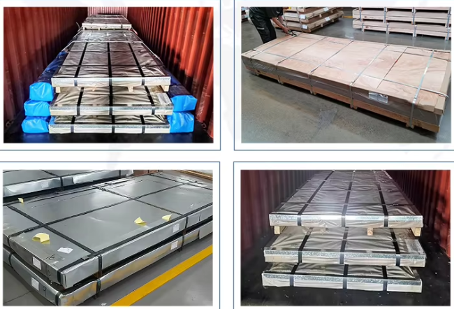 Steel sheet packaging