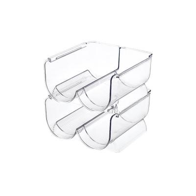 Cina Bottiglia ultra moderna di Crystal Clear For 2 dello scaffale del supporto di stoccaggio del Odm del vino in vendita