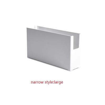 China Van de de opslagdoos van de Eco de vriendschappelijke Japanse stijl in het groot stapelbare regelbare witte plastic organisator van het de keukenbureau vastgestelde naar huis Te koop