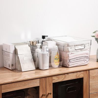 China Online Winkel Verschillende Grootte en Transparante HUISDIEREN Plastic Organisator Storage Container op Verkoop Te koop