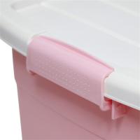 China Rectangle PP Sterilite Storage Containers With Wheels For Kitchen for sale