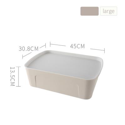 China Van de de Opslagdoos van de goede Kwaliteits de Stapelbare Opslag Doos Opgeslagen Plastic van de het Kostuumkleur Druk Logo Bedroom Organize Te koop