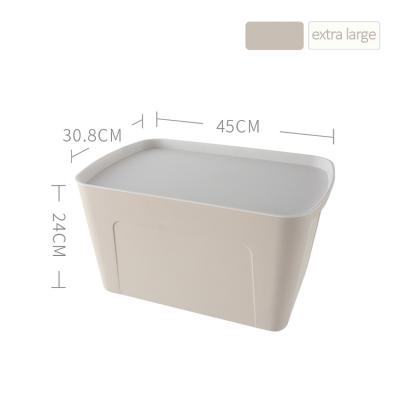 Cina La scatola di stoccaggio accatastabile di buona qualità ha immagazzinato la stampa a colori di plastica Logo Bedroom Organize del costume della scatola di stoccaggio in vendita