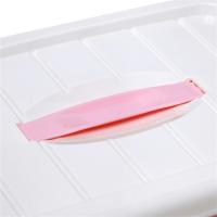 China Rectangle PP Sterilite Storage Containers With Wheels For Kitchen for sale