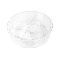 China Transparent PET Multi-Function Rotating Storage Organizing Boxes Plastic on Sale for sale