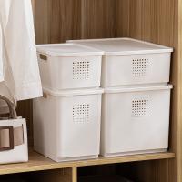 China Injection 10kg Stackable Plastic Storage Box Multi Function Organizing for sale