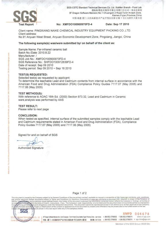 SGS - Naike Chemical (Shenzhen) Co., Ltd